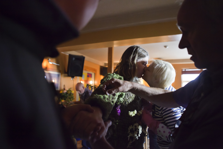 in a grove: burry man 1: dressing