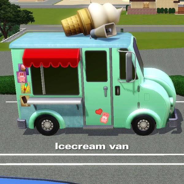 Simming in Magnificent Style: Icecream van