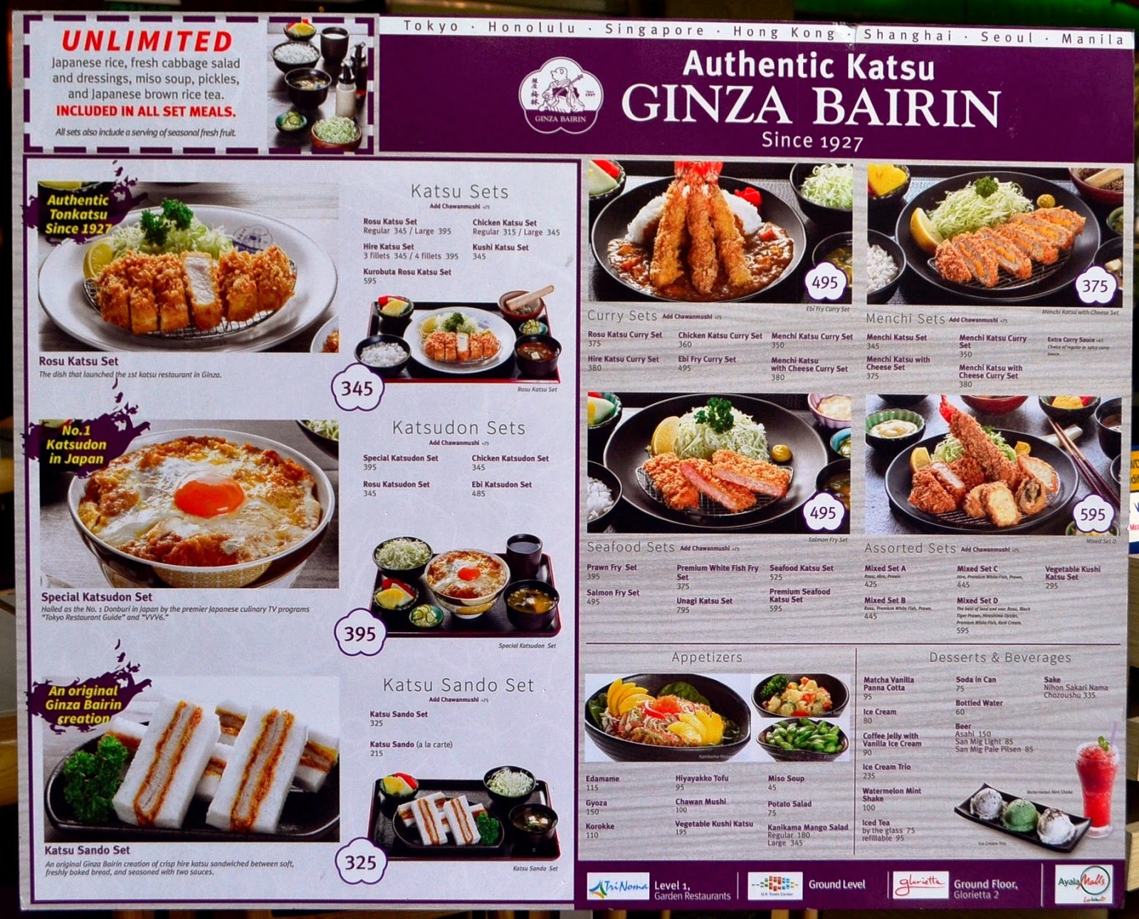 Setting Footprints: Dining authentic Japanese food heritage at Ginza Bairin