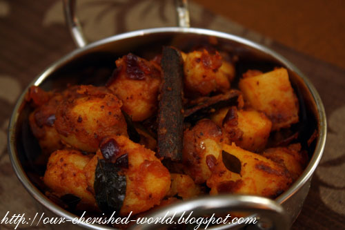 Our Cherished World: Ala Badun - Sri Lankan Spicy Potatoes & Onions