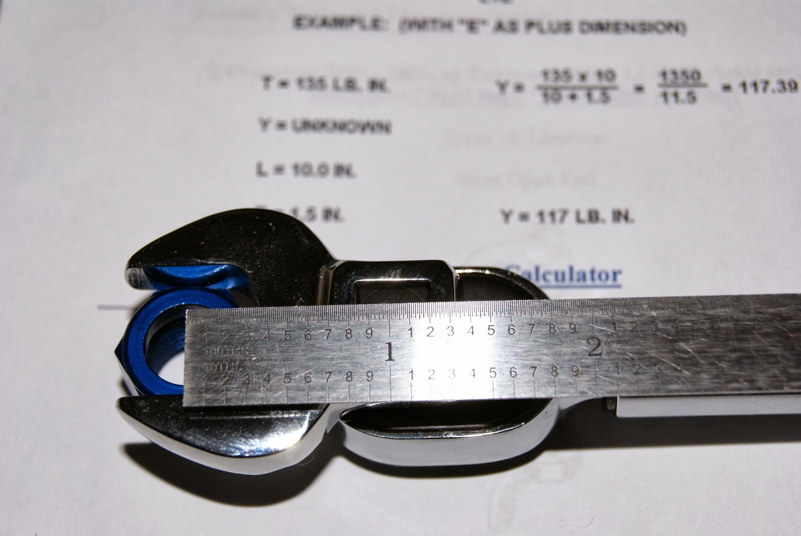 DOG Aviation John's RV-12 Blog: Calculating Torque Values For AN Fuel ...