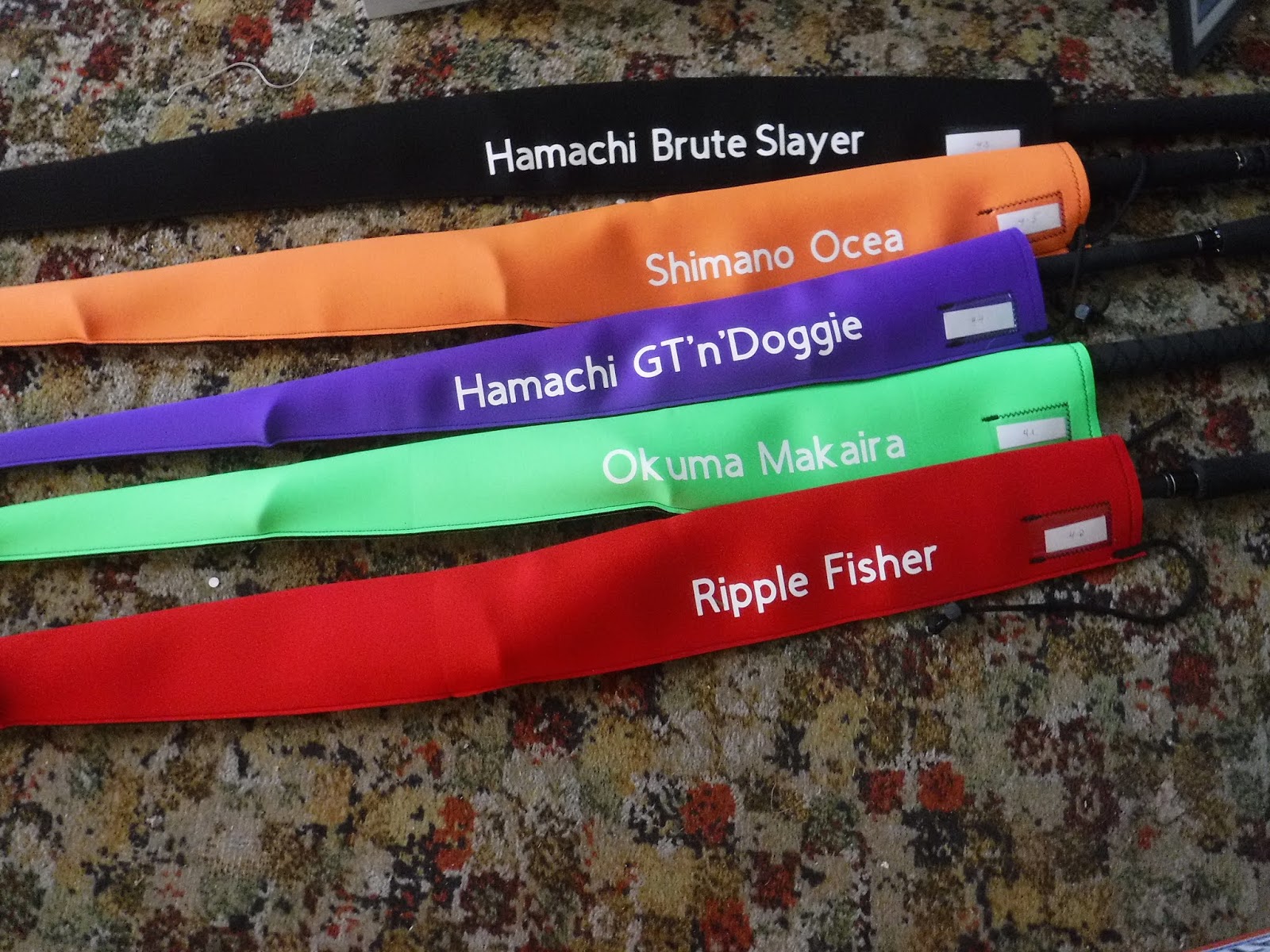 THE FISHING NEWS: Custom Fishing Rod Sleeves