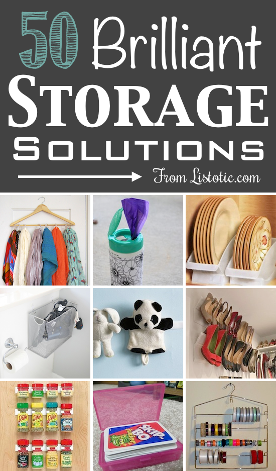 50 Really Clever Storage Ideas - Handy DIY
