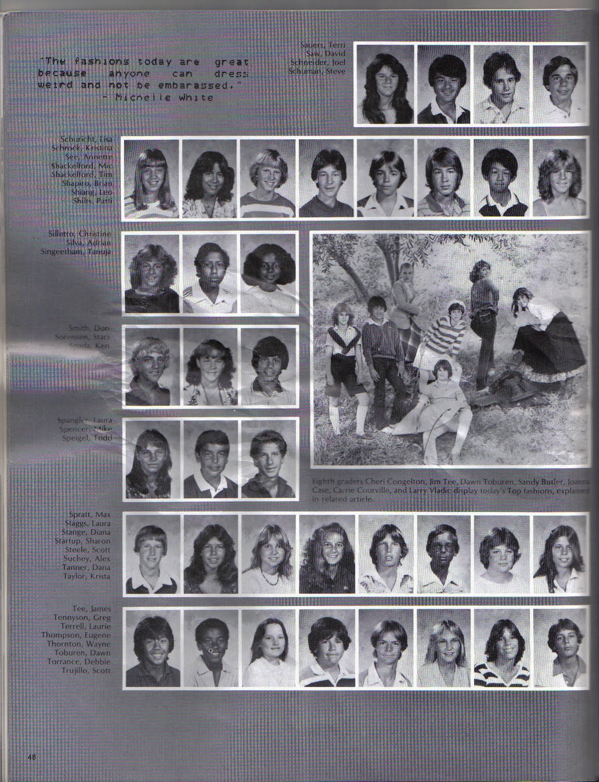 Diamond Bar High School Class of 1986: Chaparral 8th Grade 1981-82