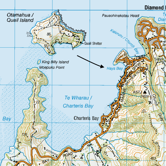 Charteris Bay/Te Wharau #3: Hays Bay and Bakers Jetty