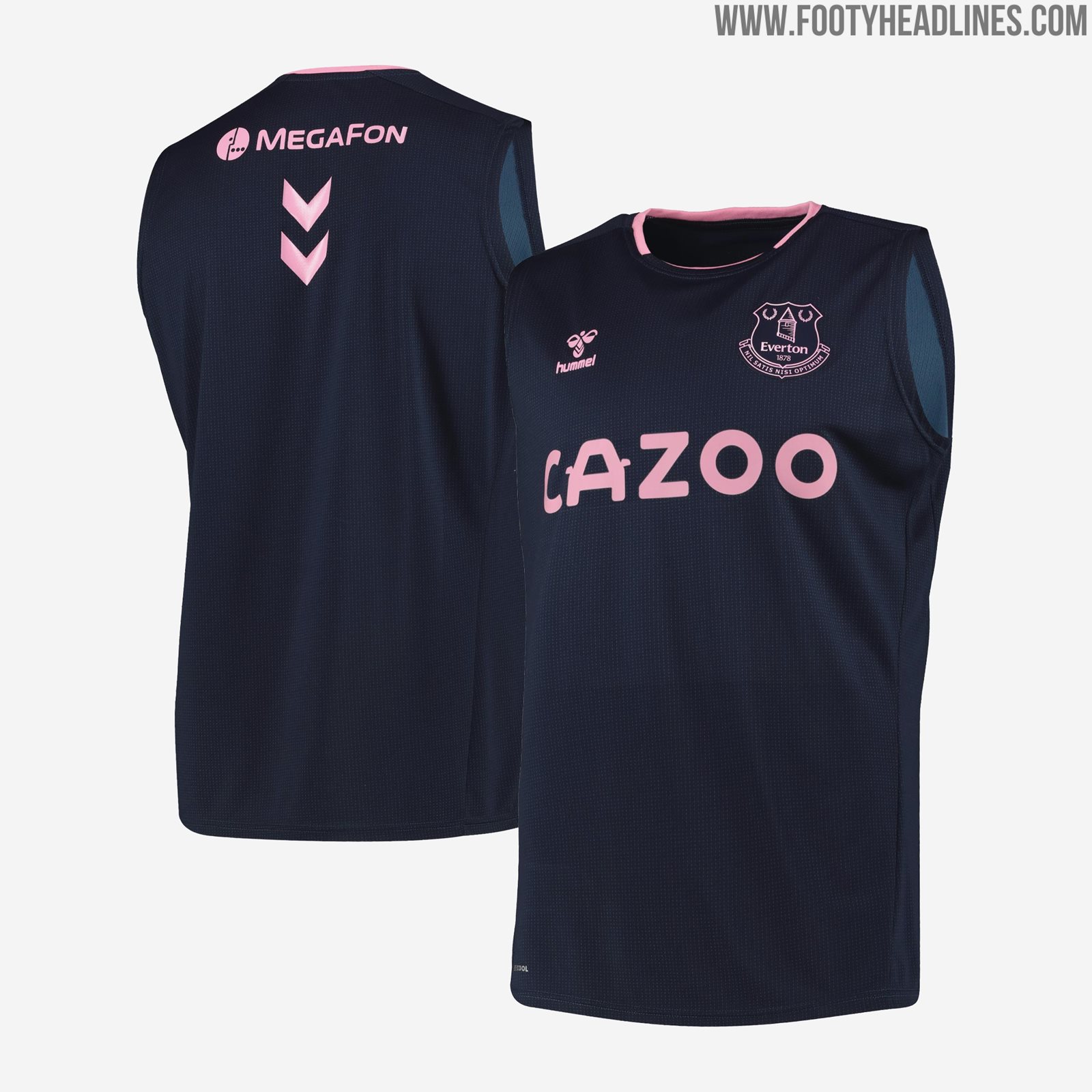 Pretty Pink: 2 Hummel Everton 20-21 Training Kits + Full Collection ...