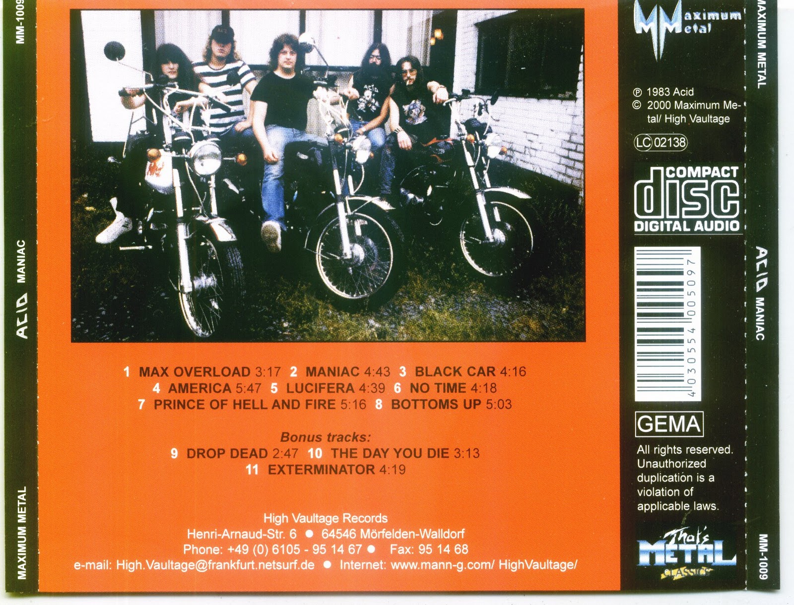 The Metal Girls: Acid