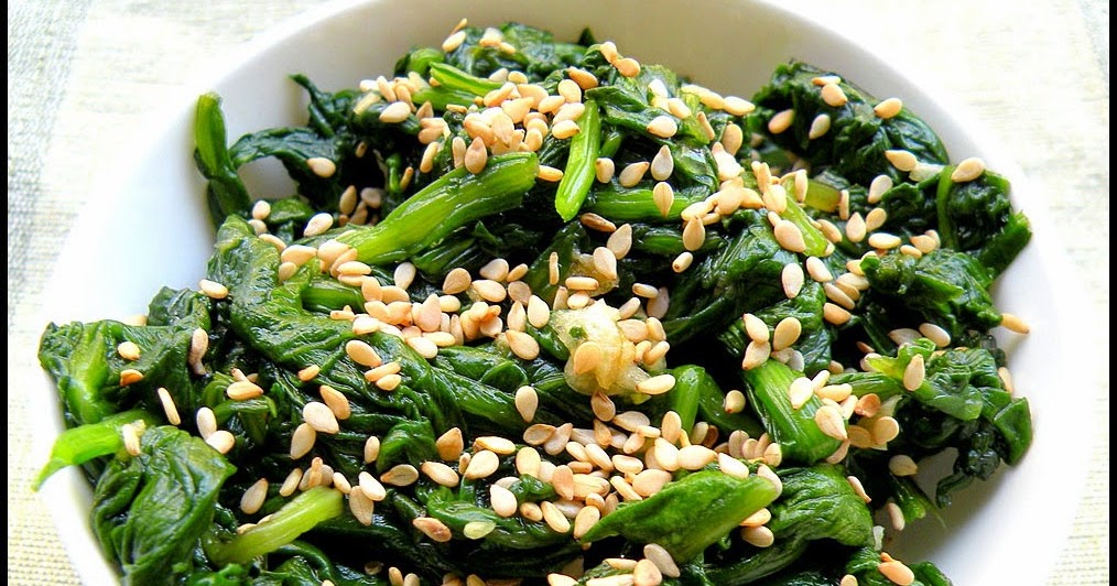 MM's Kitchen Bites: Shigumchi Namul (Korean Spinach Salad)......life ...