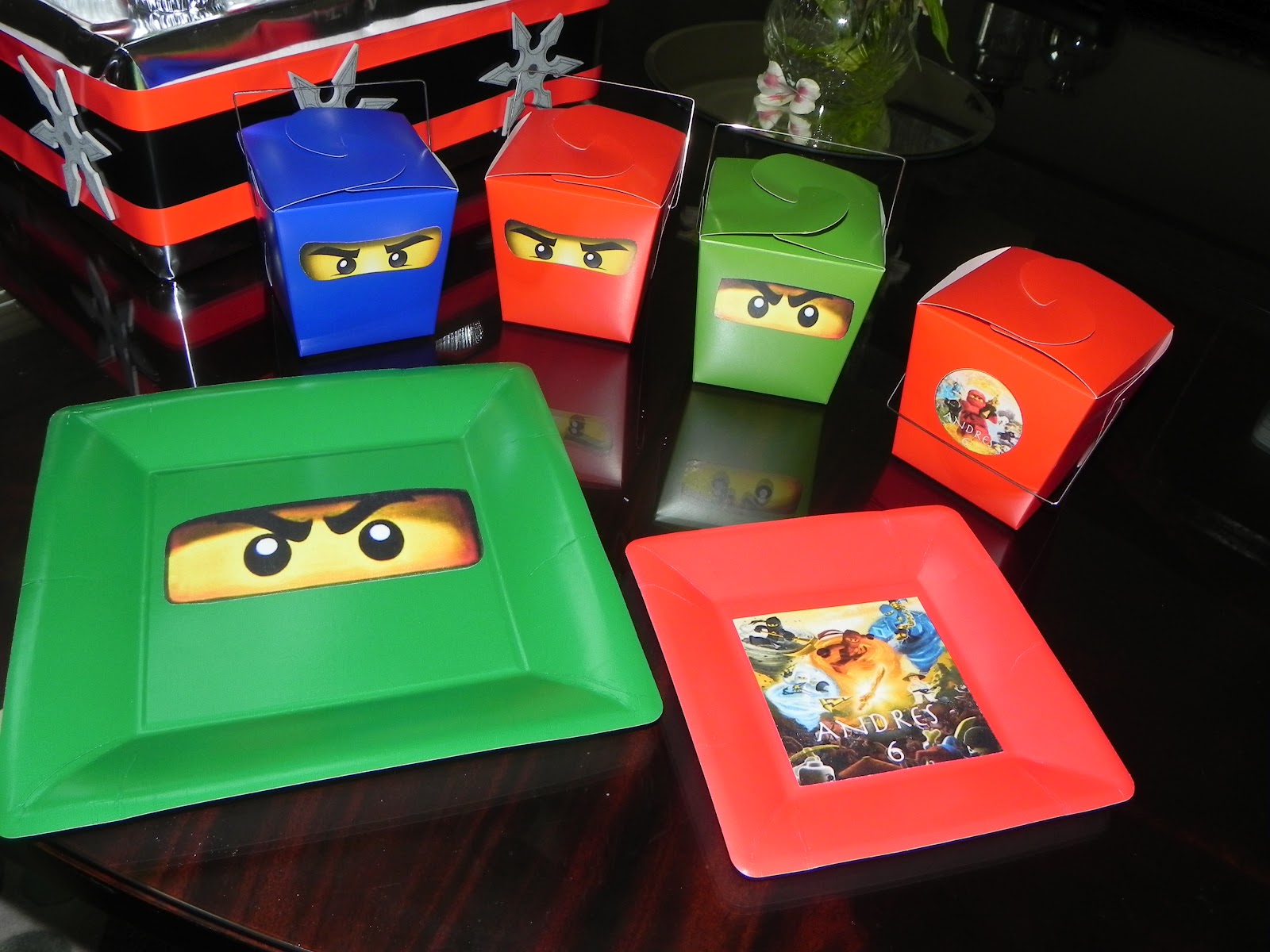 Adriana's Cookies: Andres' Ninjago Party!!!!