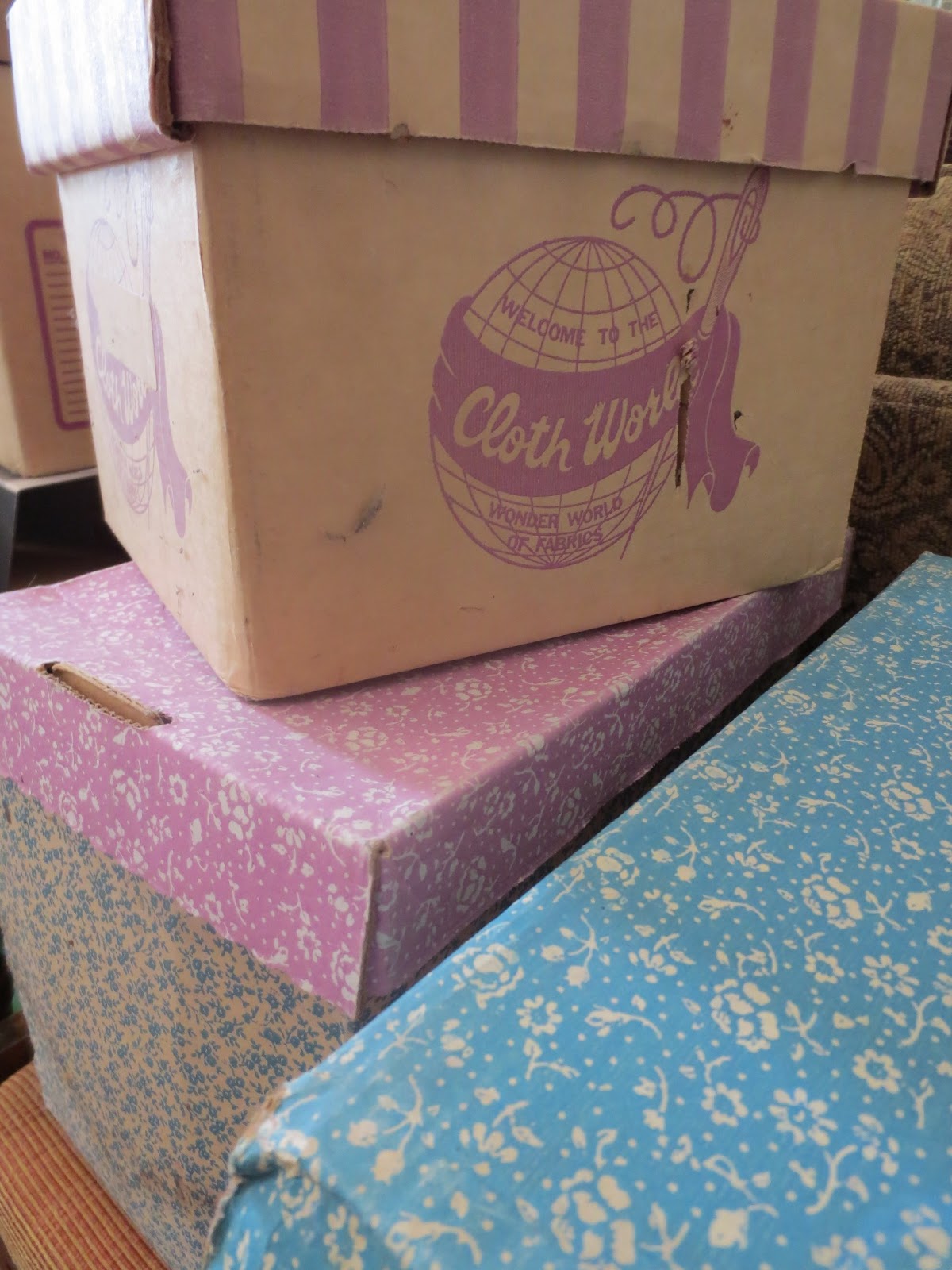 Brentwood Lane: "Welcome to Cloth World"- Our Mega Vintage Pattern Find