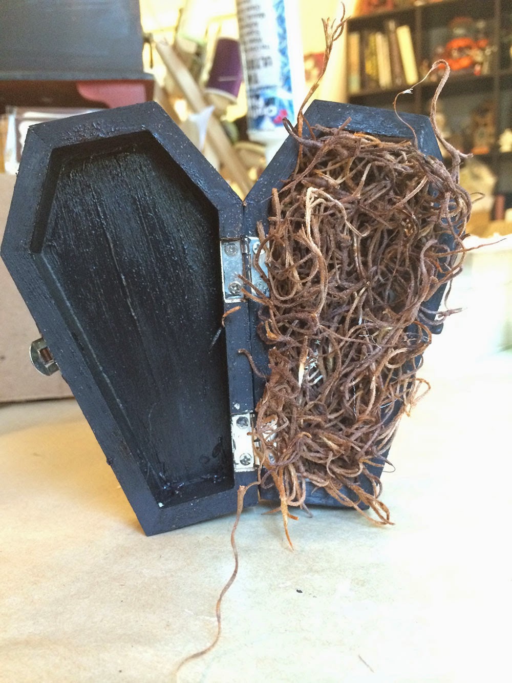 Creative Paperclay® air dry modeling material: Boney Coffin using ...