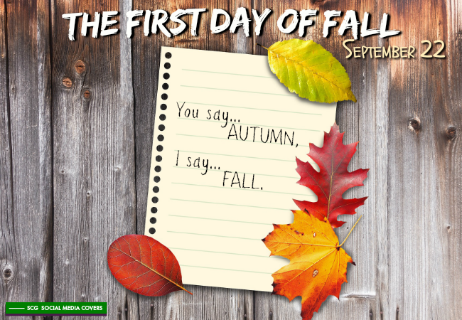 SCG - Social Media COVERS: BANNERS: First Day of Fall | September 22