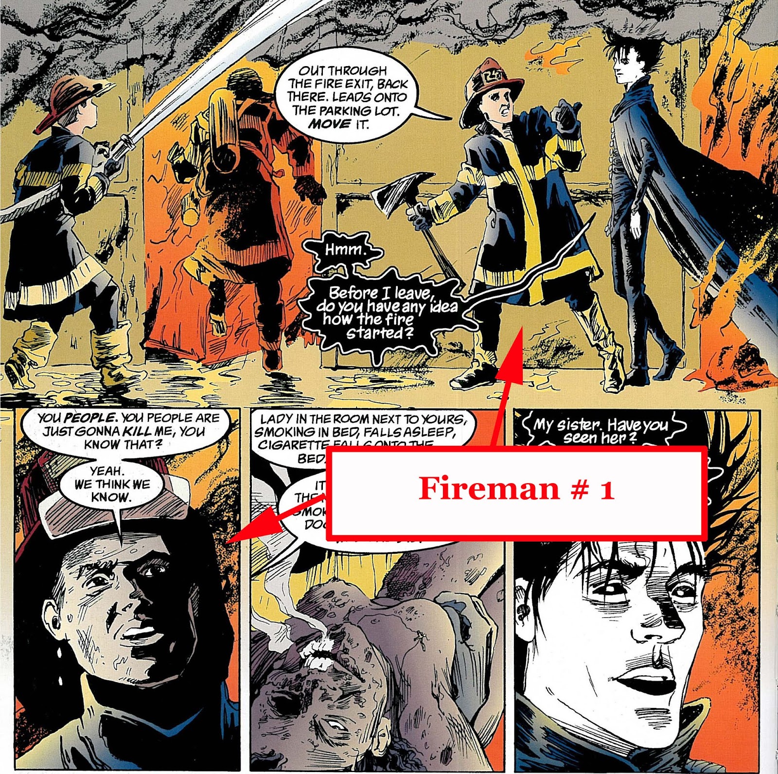 Portraits From The Sandman Universe: Fireman # 1 (illustrated by Kai ...