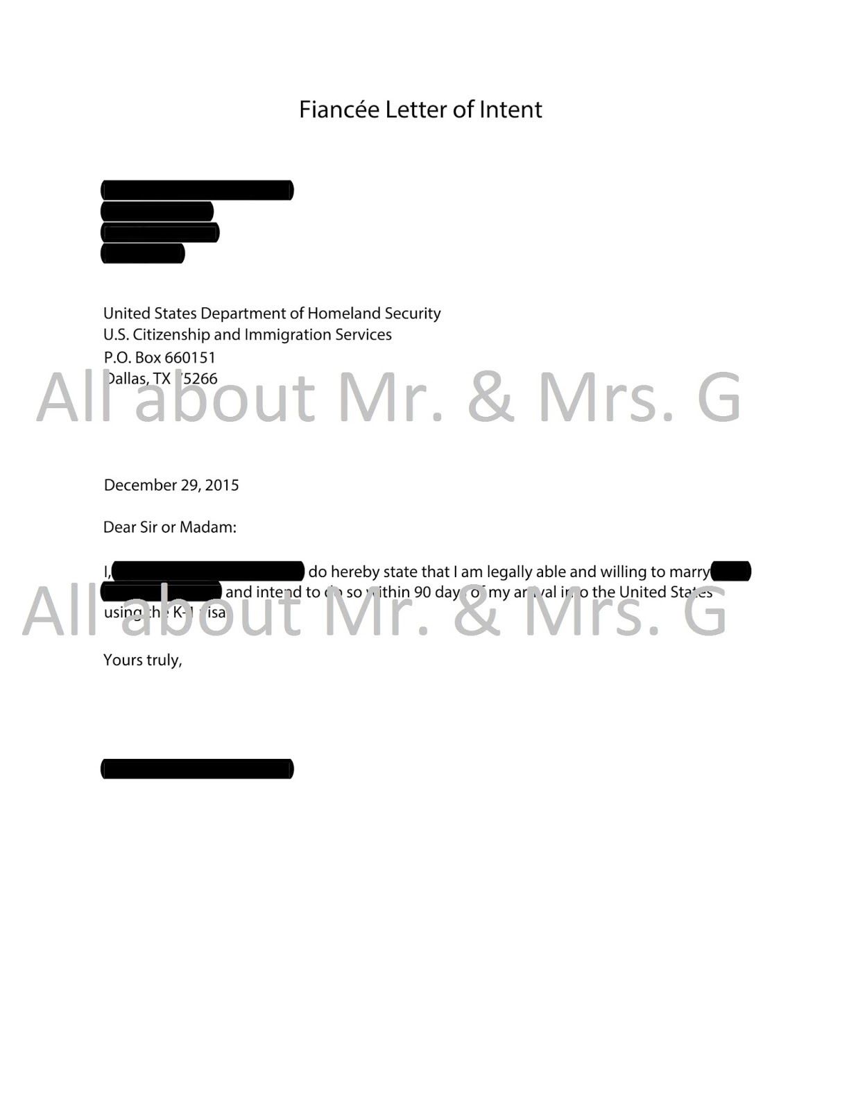 All about Mr. and Mrs. G: K-1 Fiance Visa Timeline