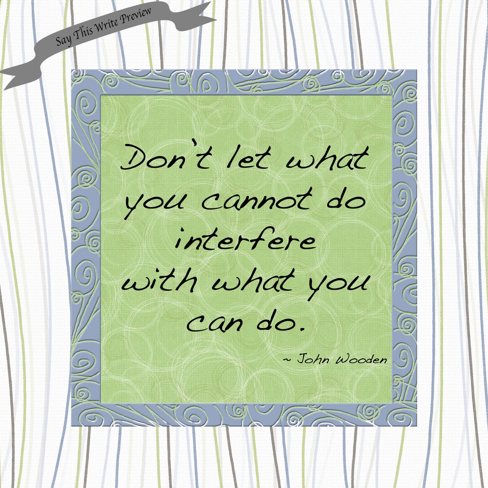 Say This Write: Thought Boxes