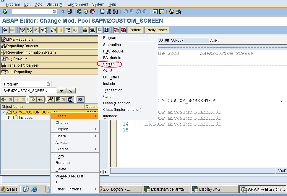 SAP TECH: Screen Enhancements