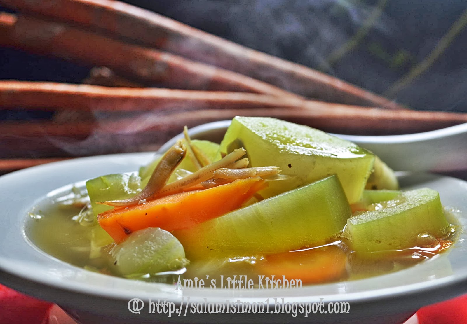 Sup Labu Air, Ikan Temparing Goreng & Sambal Belacan - Amie's Little ...