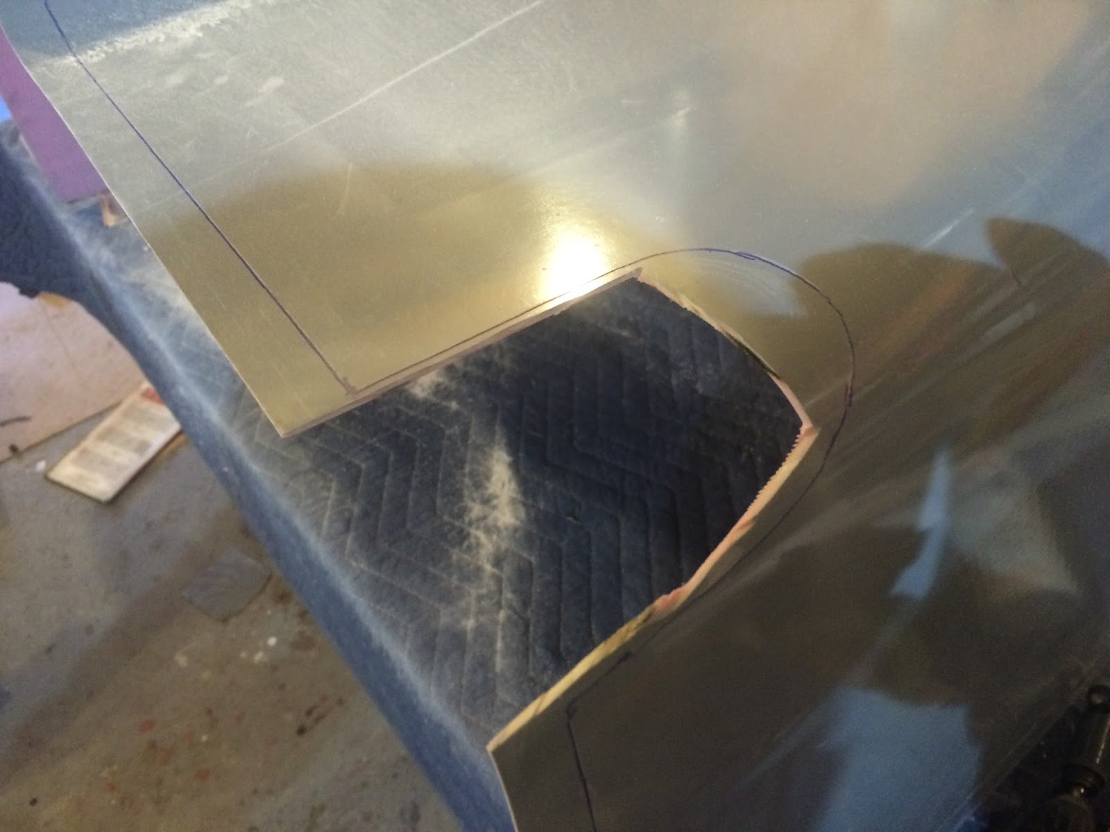 Gordon's RV14 Build: Rear window and cowling fitting