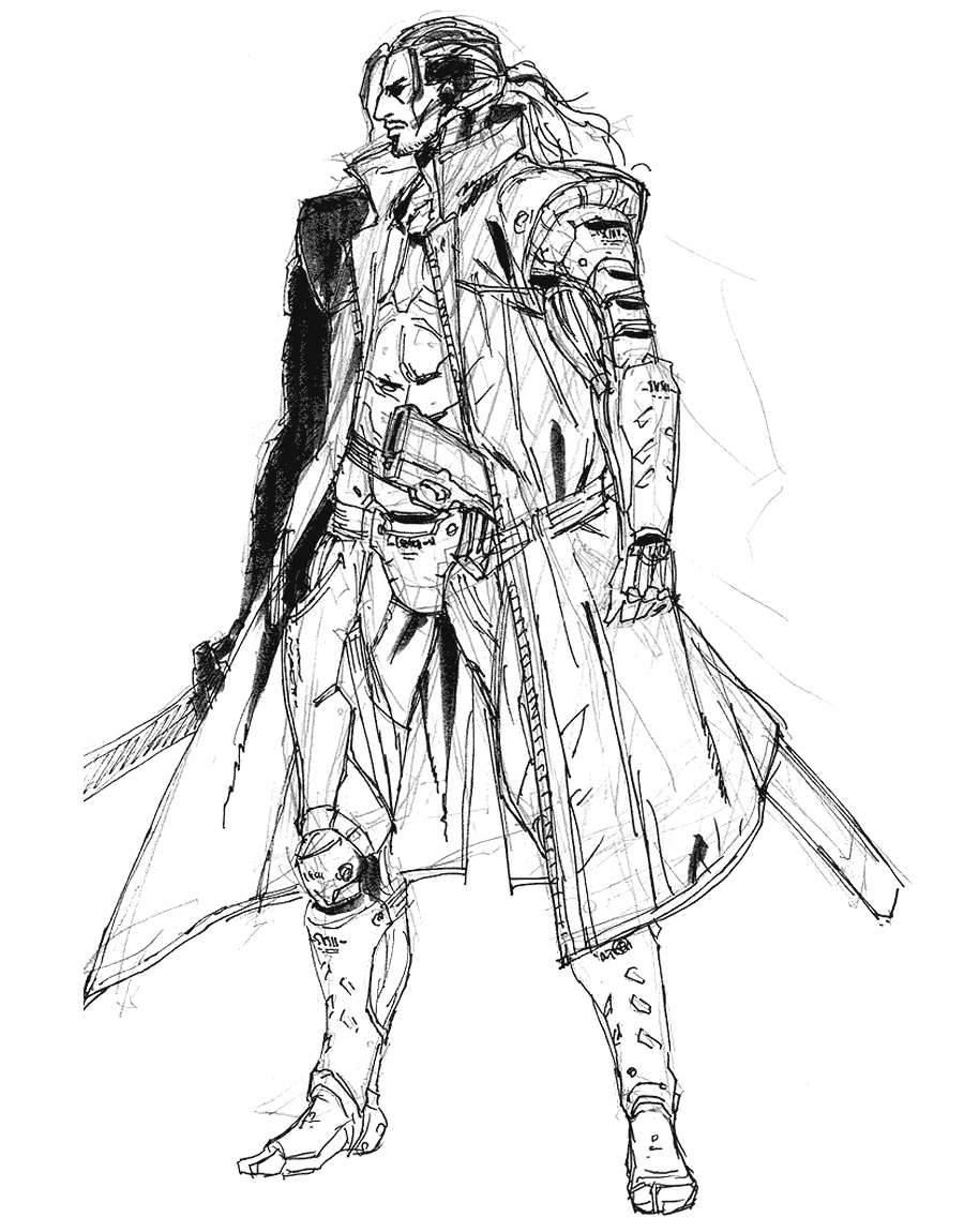 Samuel Sketch - Characters & Art - Metal Gear Rising: Revengeance ...