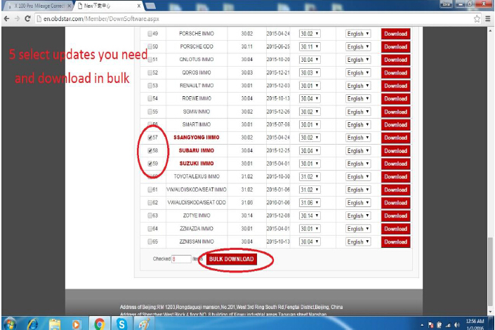 Free OBDSTAR Tools Register and Update Manual-OBD365
