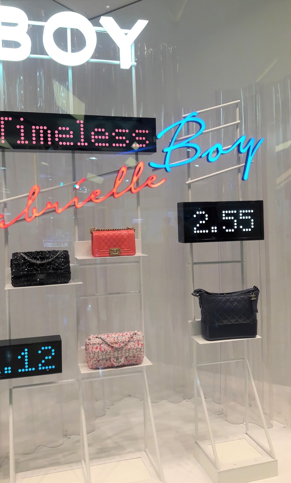 CHANEL window display in Siam Paragon Bangkok