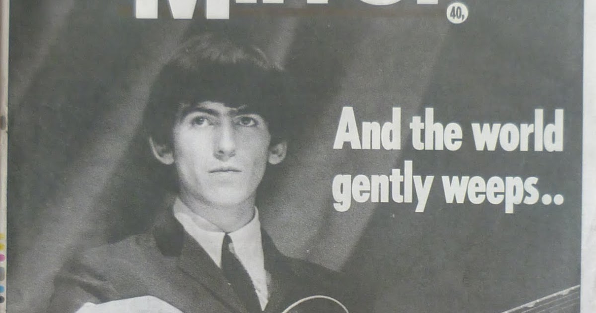 Hold The Front Page: George Harrison dies