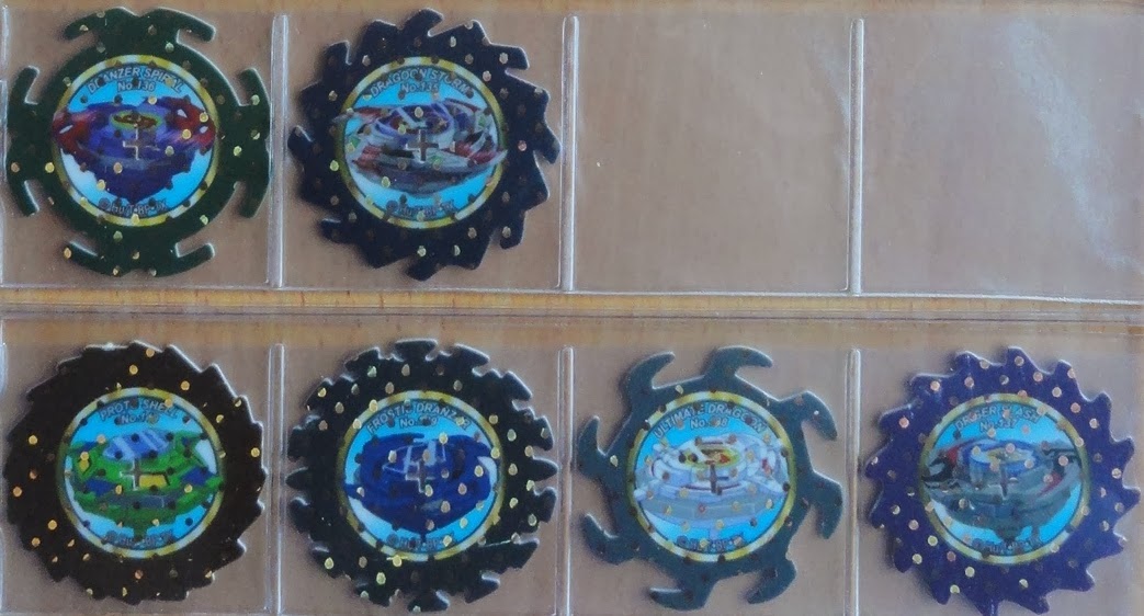 colecções: coleção tazos beyblade gold spinners
