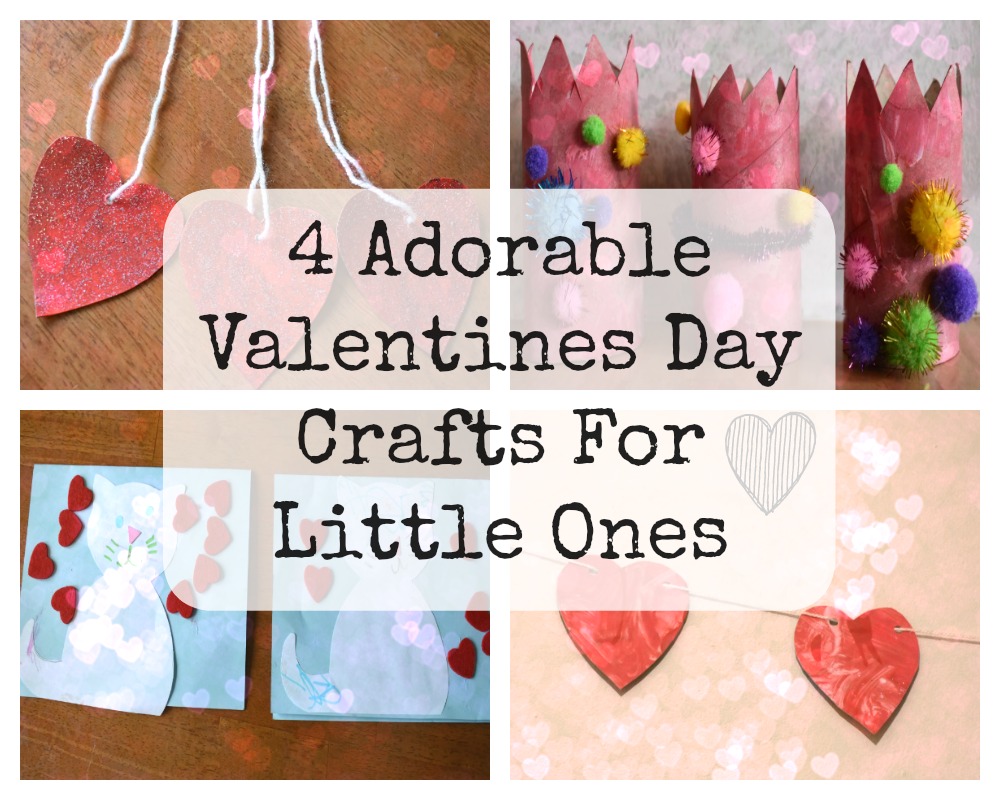 4 Adorable Valentines Day Crafts For Little Ones - Whimsical Mumblings
