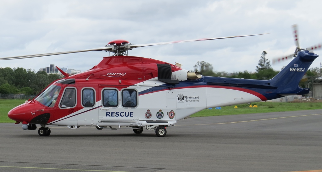 Central Queensland Plane Spotting: QGAir Rescue Agusta AW139 Helicopter ...