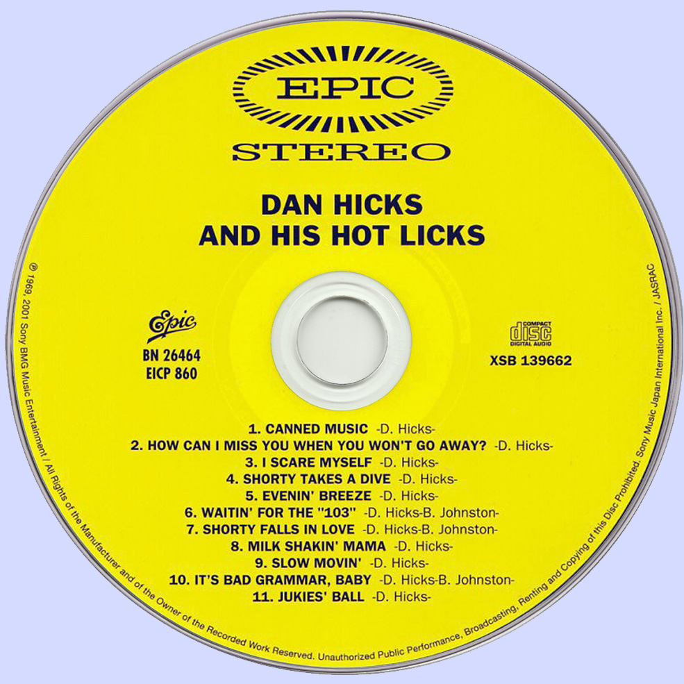 Plain and Fancy: Dan Hicks And His Hot Licks - Original Recordings ...