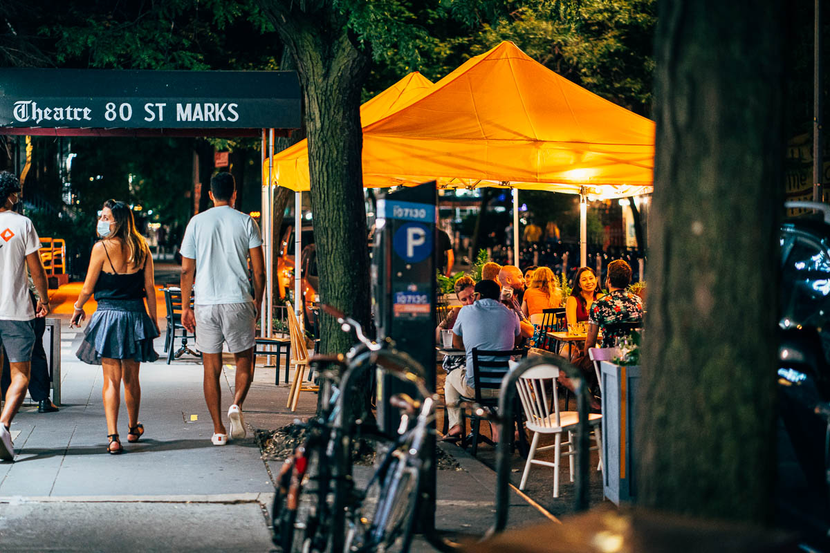 EV Grieve: One month on, a look at curbside dining in the East Village