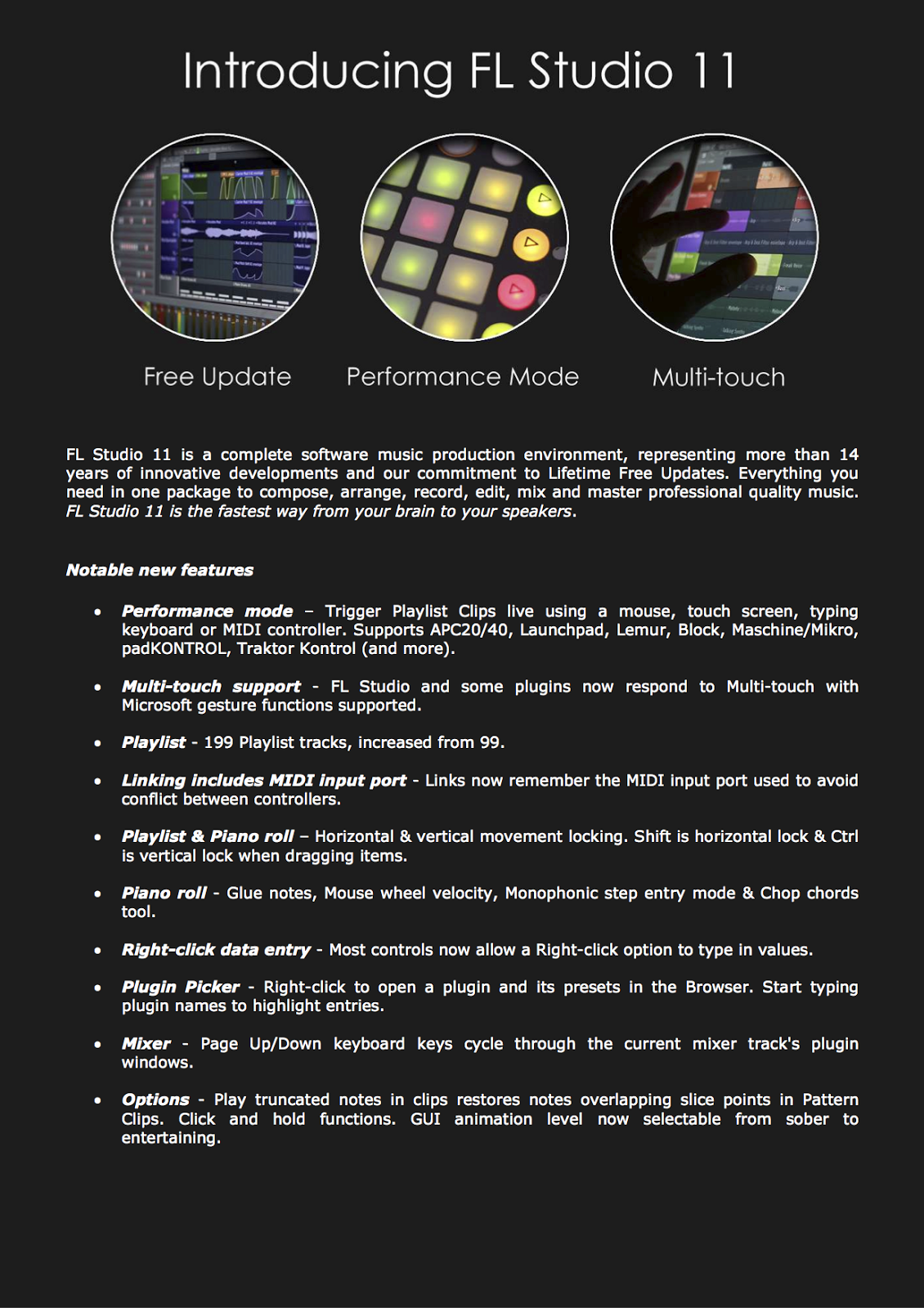 MATRIXSYNTH: FL Studio 11 | What's New?