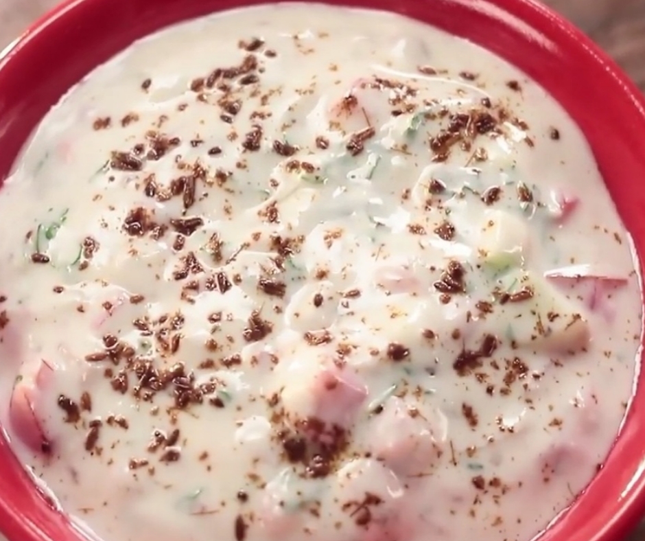 How to make Vegetable Raita at Home | Step by Step Vegetable Raita ...