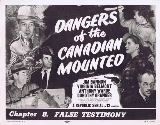 CINEMATEQUE: PERIGOS DA REAL POLÍCIA MONTADA (Dangers of The Canadian ...