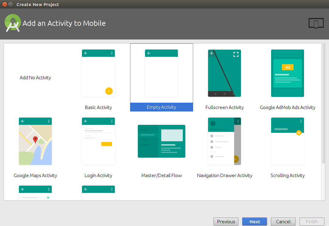 Membuat Project di Android Studio