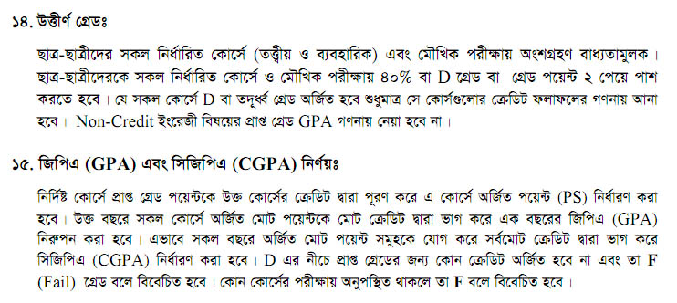 Grading system of National University Bangladesh | Varsity Door