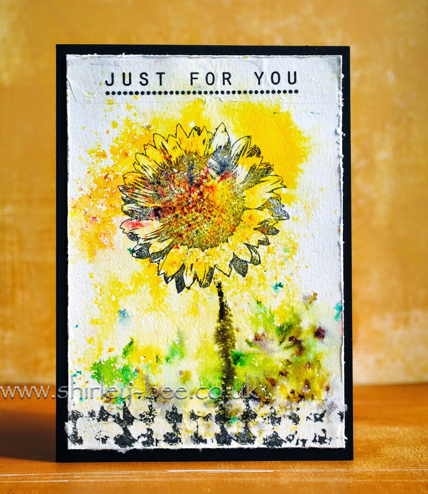 shirley-bee's stamping stuff: Take It Make It Reminder - Stamping On Tissue