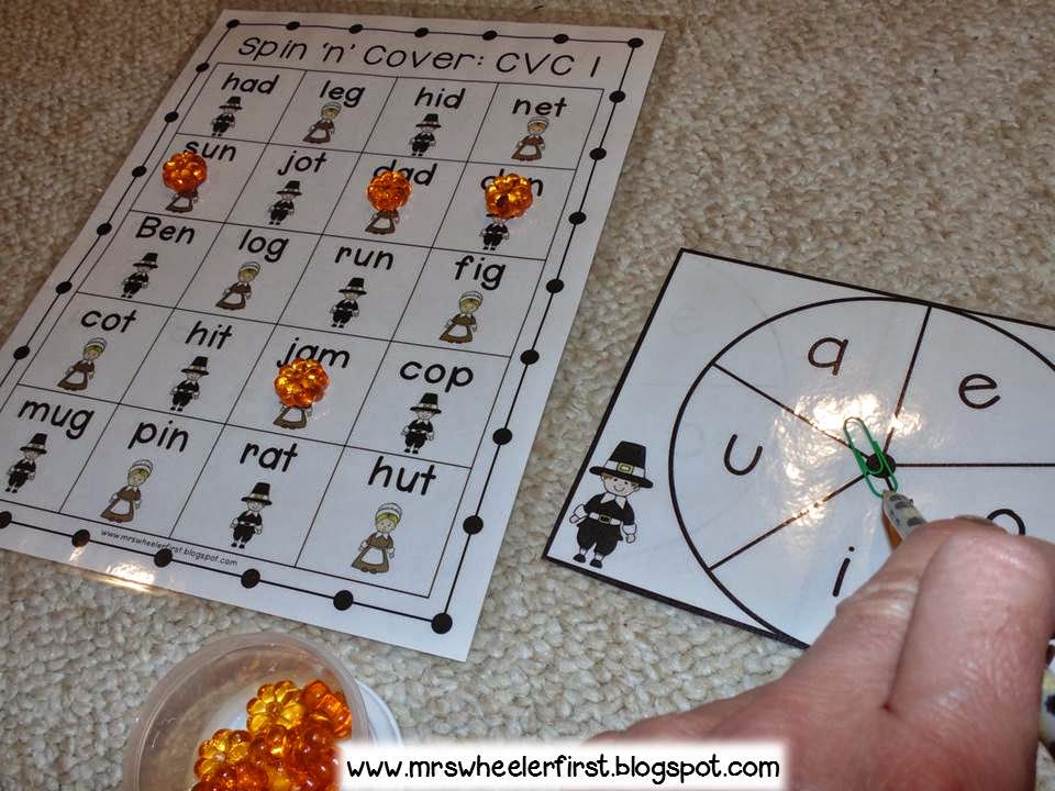 Mrs. Wheeler's First Grade Tidbits: Thanksgiving Literacy Centers