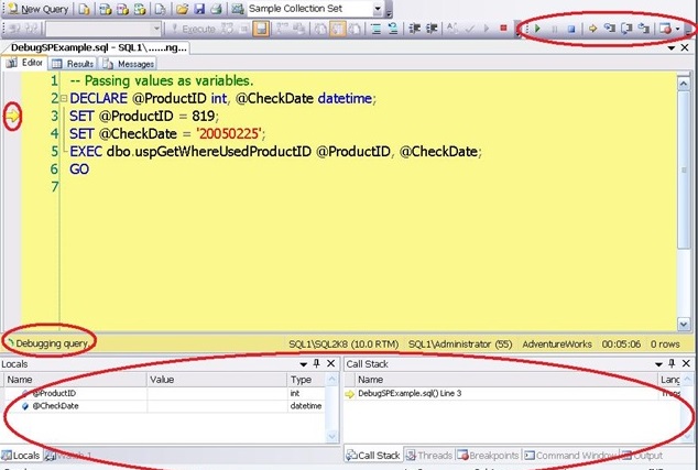 Debug Stored Procedures In Sql Server Angular React Vue Typescript