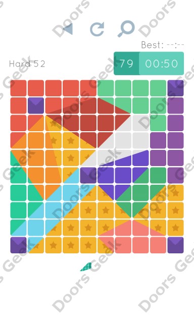 Blocks & Shapes [Hard] Level 52 Solution ~ Doors Geek