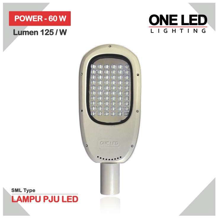 Energi Surya: Lampu PJU LED 60 Watt (SML Series)
