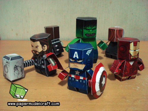 papermodel2u by Petchpaper: The Avengers :: Paper Model