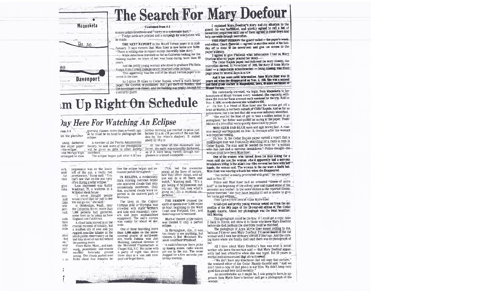 Ancestry Sisters: Was Mary Doefour really Anna Myrle Sizer? Help us ...