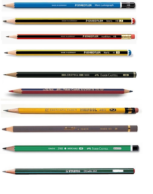 Curiosyntax: Lápices, gomas, rotuladores, bolis, etc