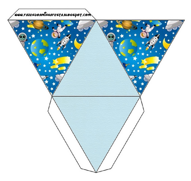 Space Party: Free Printable Boxes. - Oh My Fiesta! in english