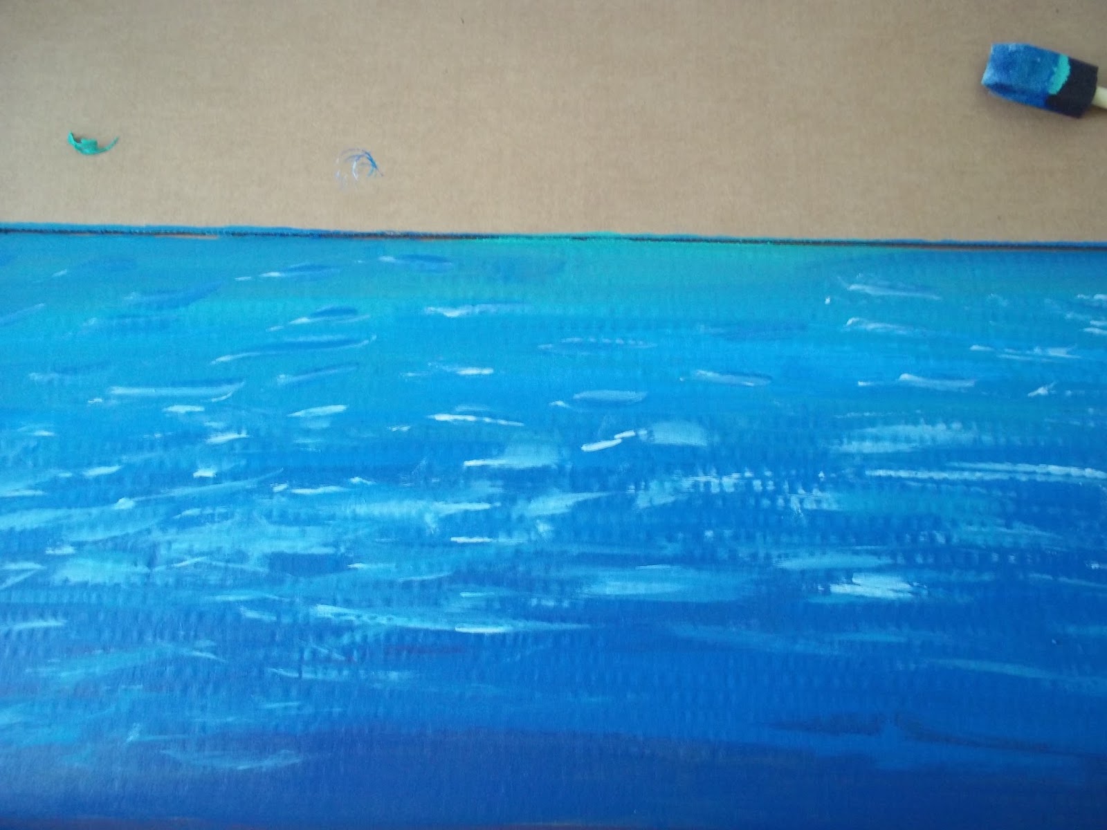 the Vibrant Visions blog: DIY Ocean Party Backdrop