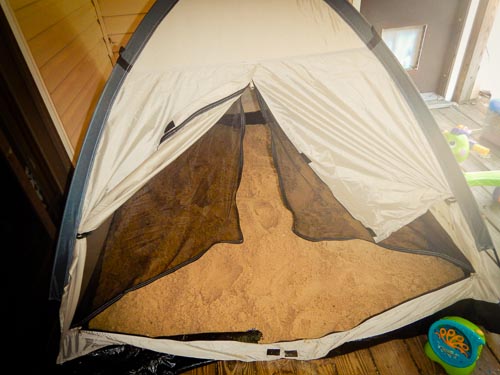 DIY Tent Sandbox | Find My DIY