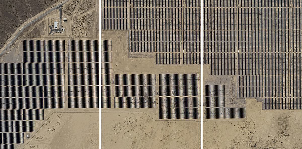 Photography Bernhard Lang: New Aerial Views Project: Solar Power Plants ...