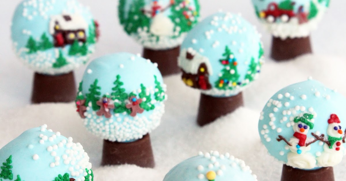 Oreo Snow Globe Cookie Balls