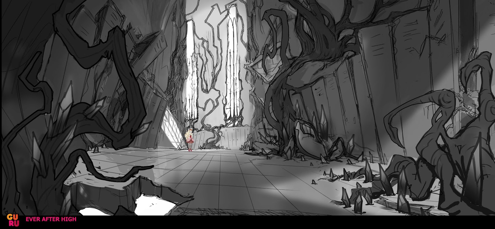 The Last Ticket to Mars: Ever After High concept art, location design ...